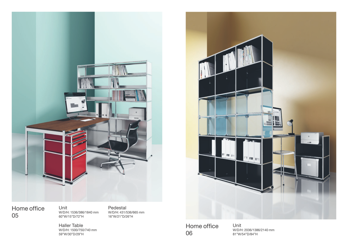 USM Haller Home Office - Designer furniture by smow.ch