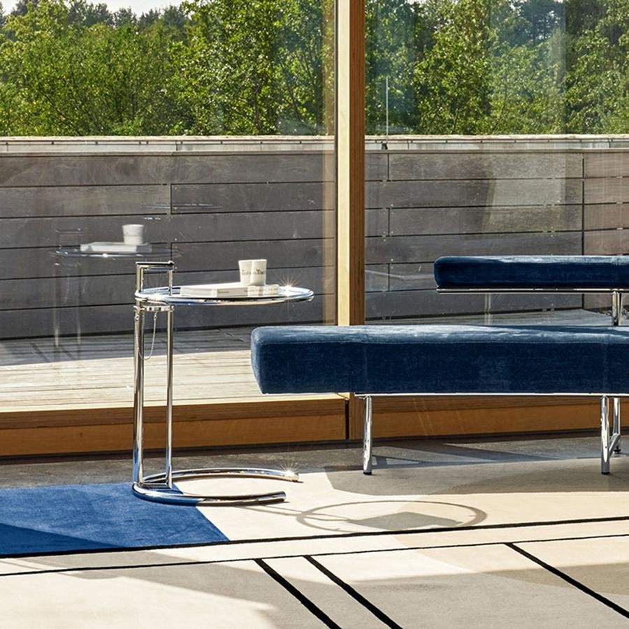 Adjustable Table E 1027, Parsolglas grau | ClassiCon | von Eileen Gray, 1927 - Original von smow