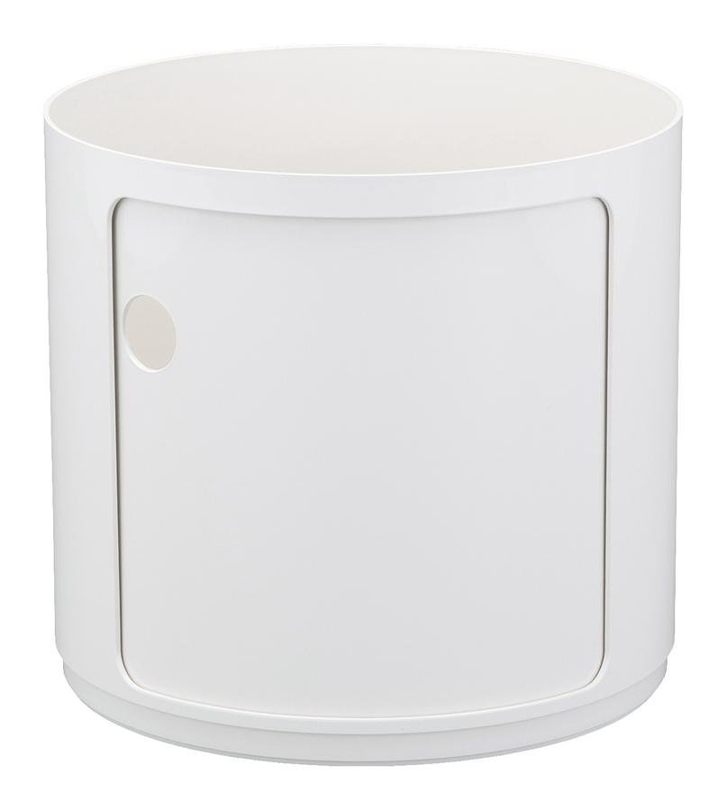 Componibili rund großes Fach, weiß | Kartell | Beistell ...