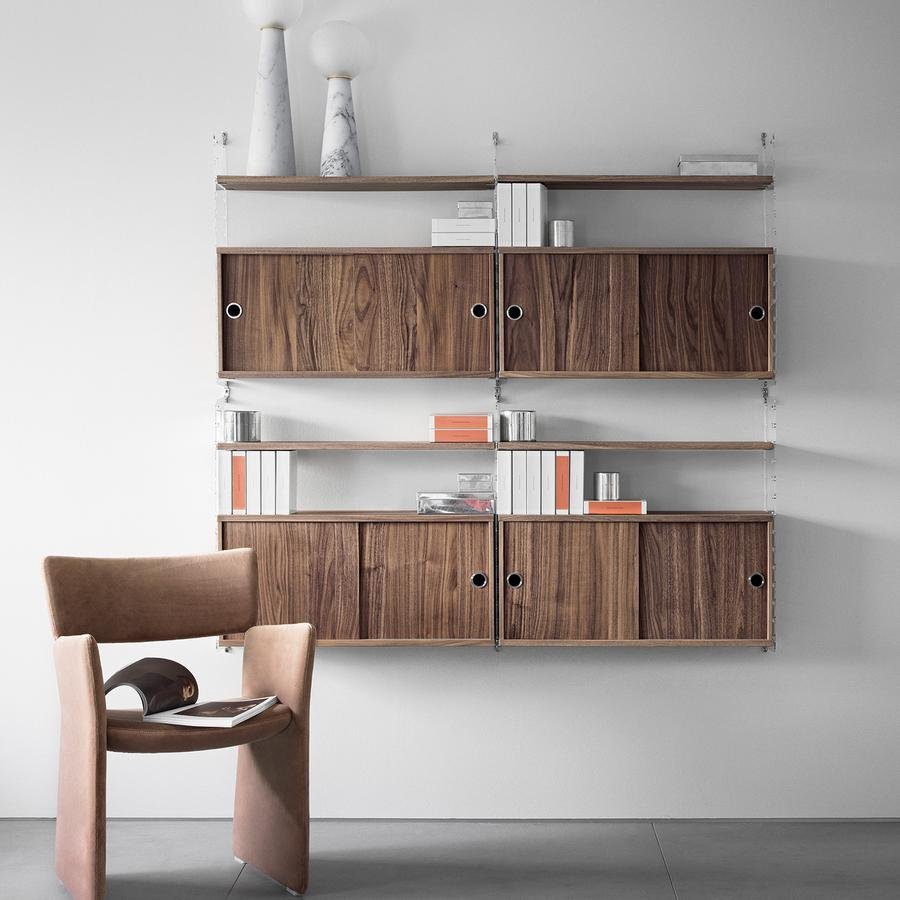 String System Plex Wandleiter | String Furniture | Einzelteile - Designermöbel von smow