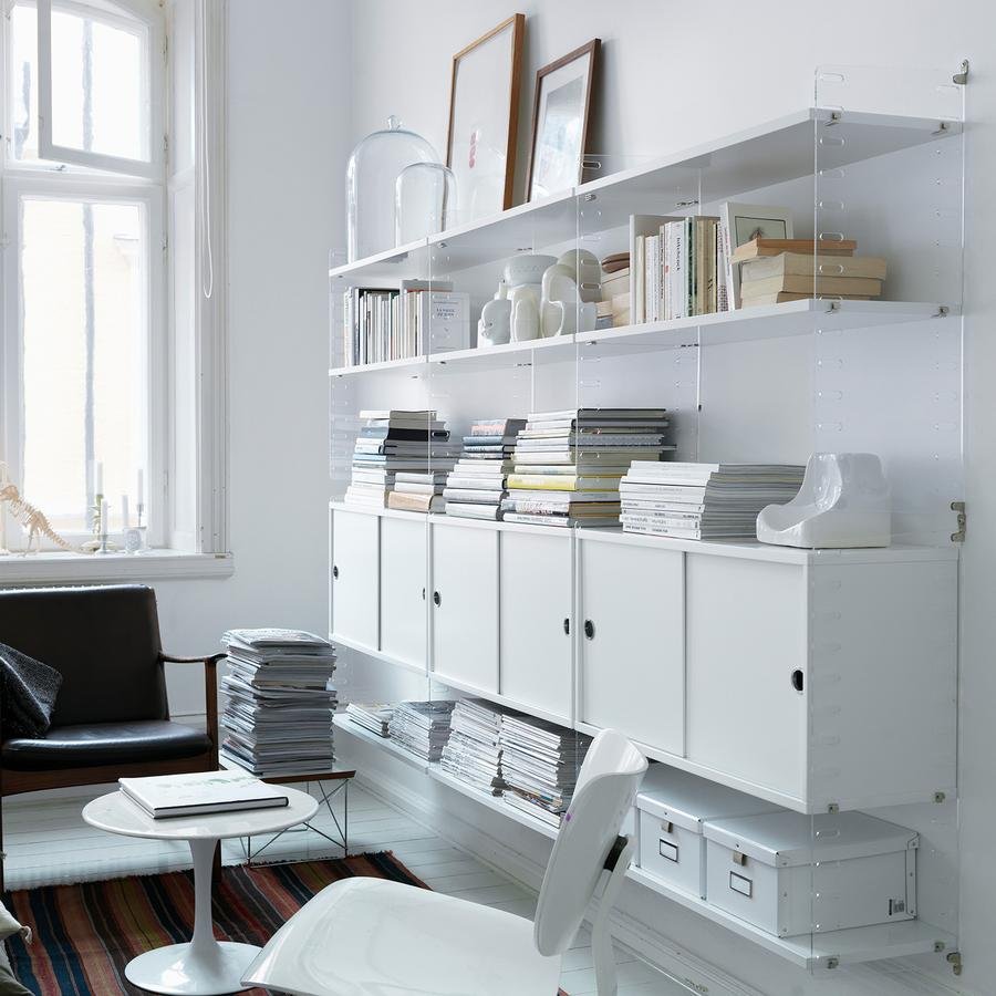 String System Plex Wandleiter | String Furniture | Einzelteile - Designermöbel von smow