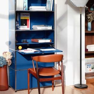 USM Haller Aktenregal M, individualisierbar, USM grün, Mit Klappe ...