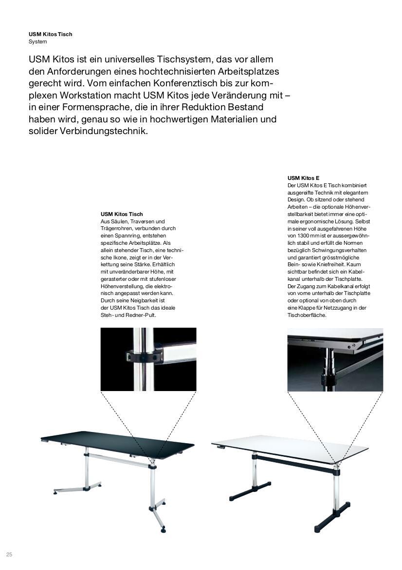 USM Haller USM Kitos Circular Table by USM, 1990 - Designer furniture ...