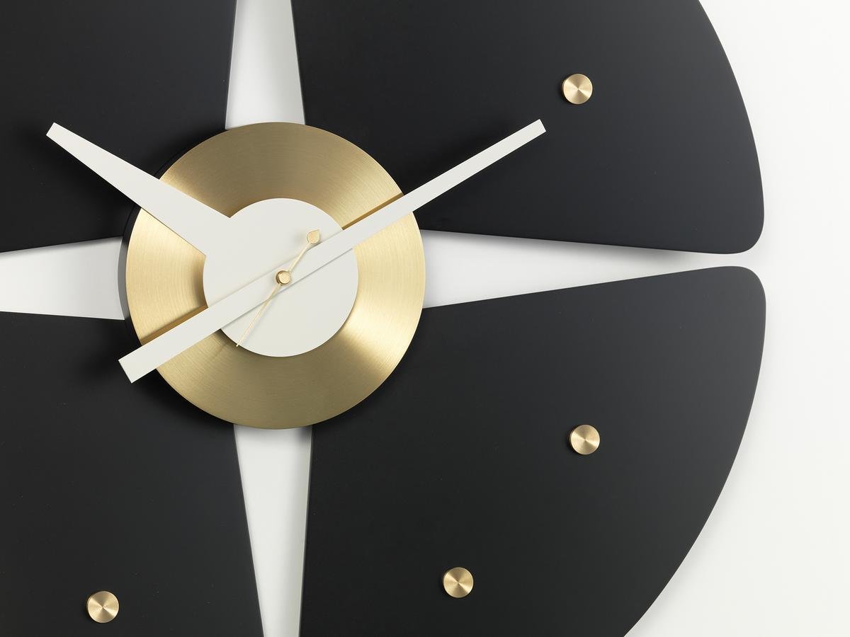 Petal Clock Black | Vitra | Uhren - Designermöbel von smow