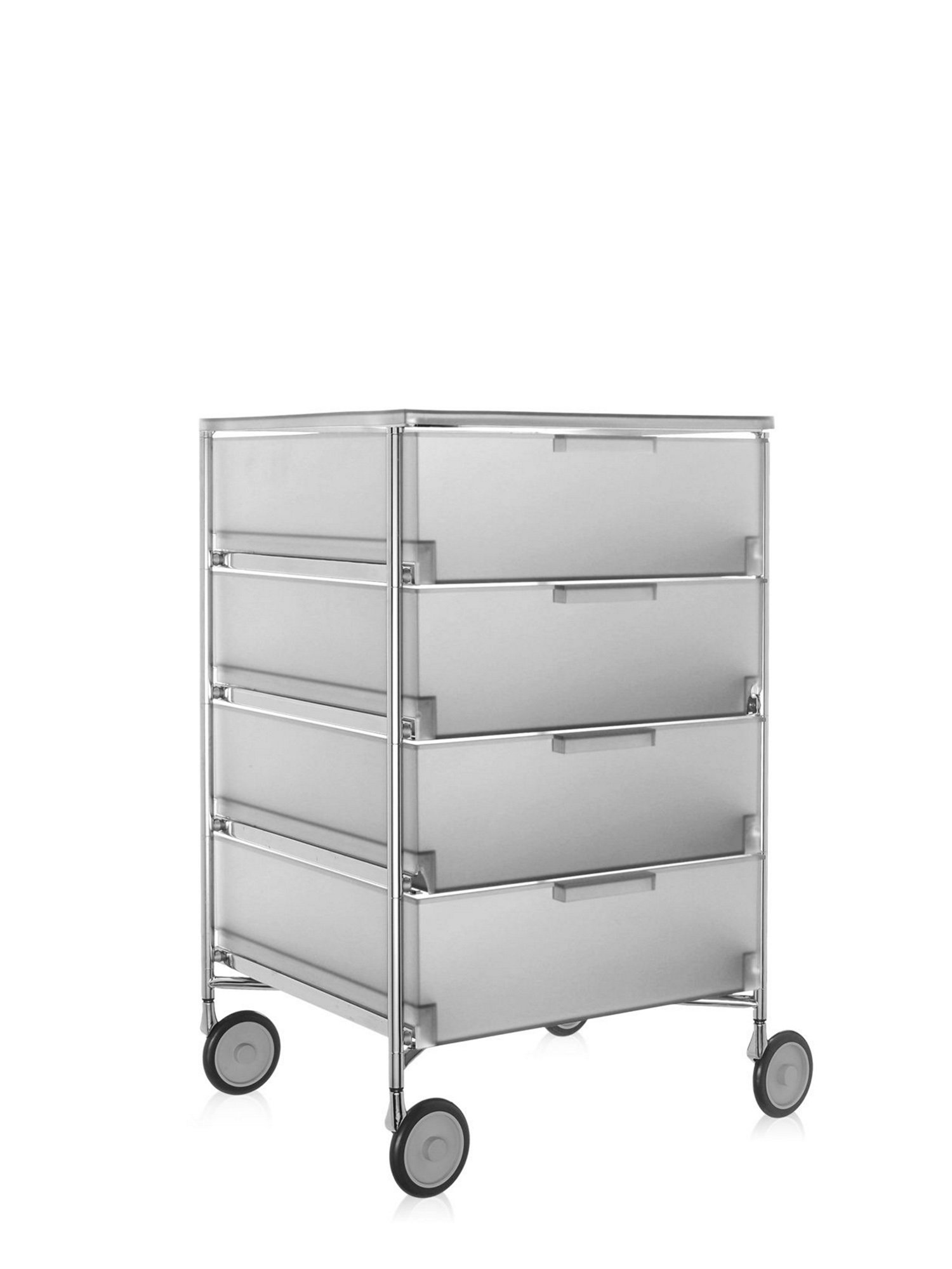 Mobil Container, 4 Schub - kein Fach, Opal, Eisfarben | Kartell ...