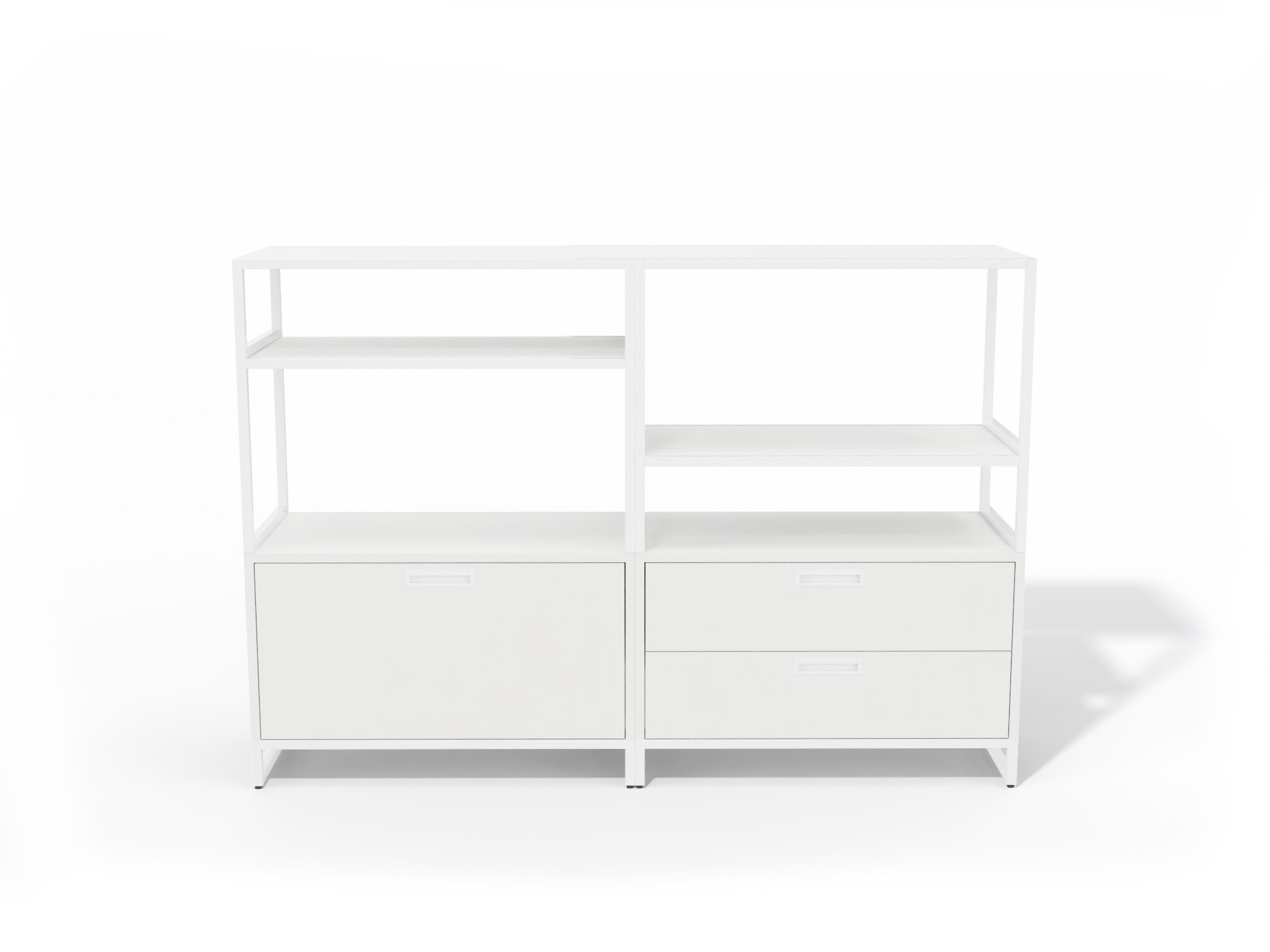 M1 Sideboard, Variante 3 (H 110 x B 160 cm), Weiß | Vario | Sideboards ...