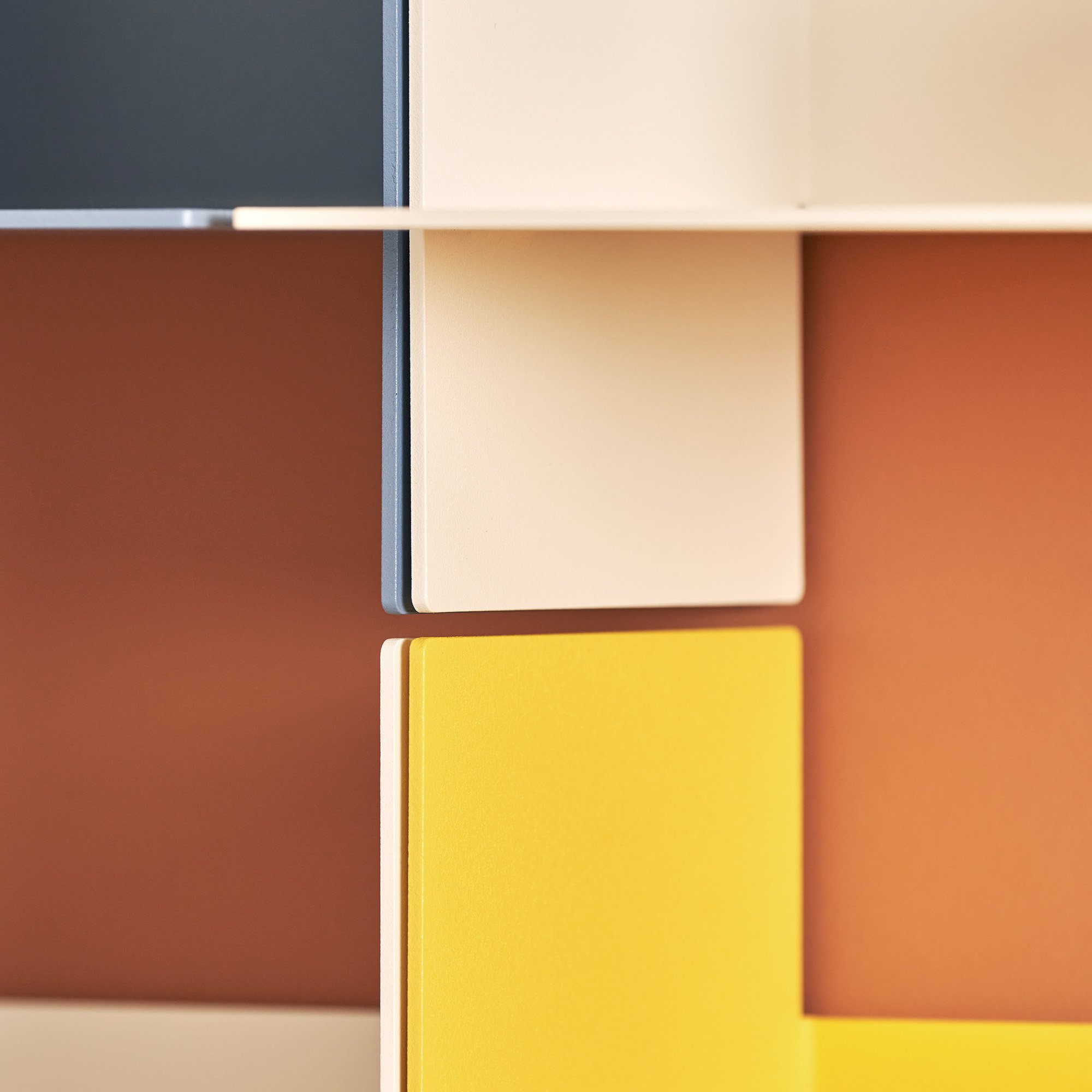 Pli Wandregal, 45 cm, Tangerinenrot | Tiptoe | Wandregale ...