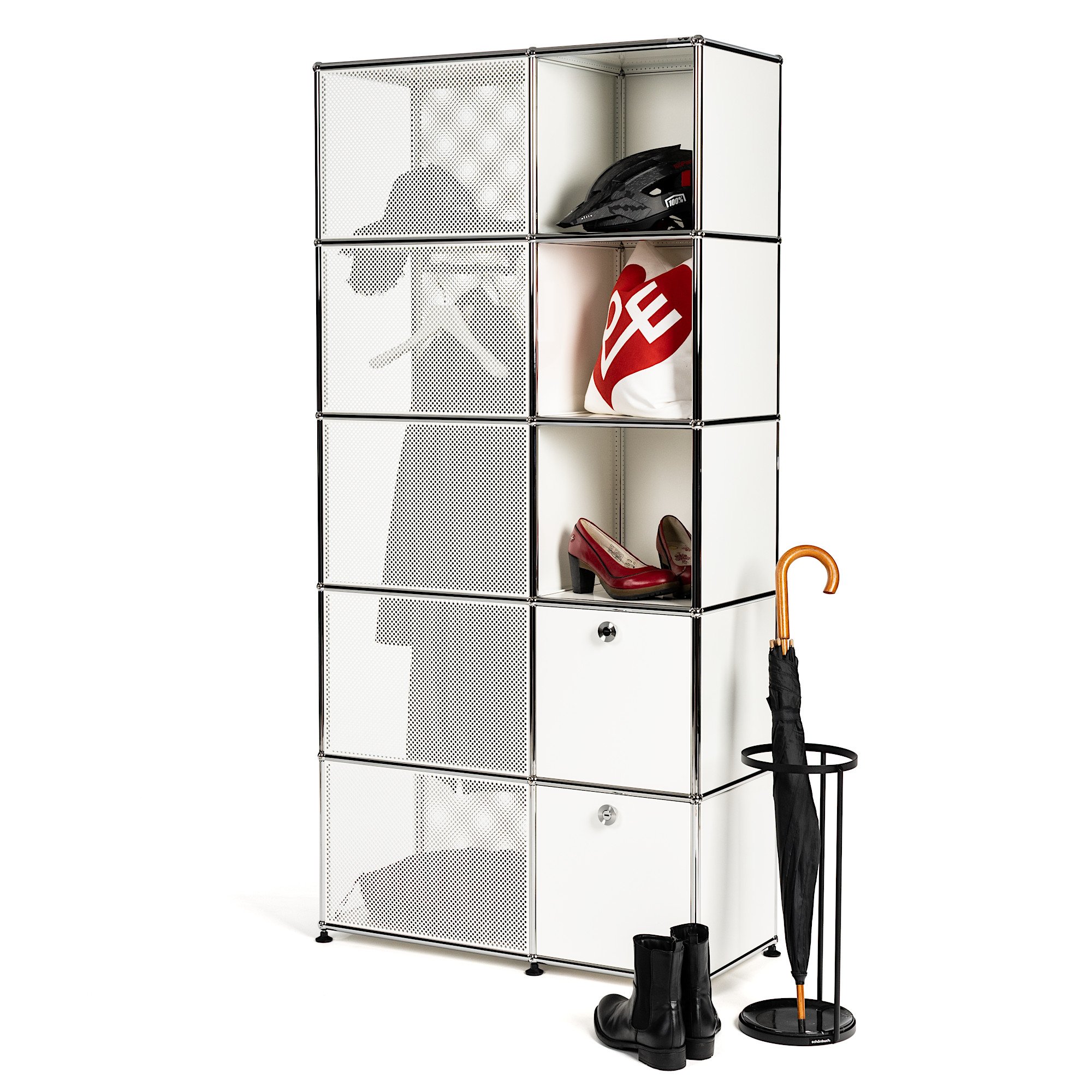USM Haller Garderobenschrank Typ 3, USM braun | USM Haller | USM Haller ...