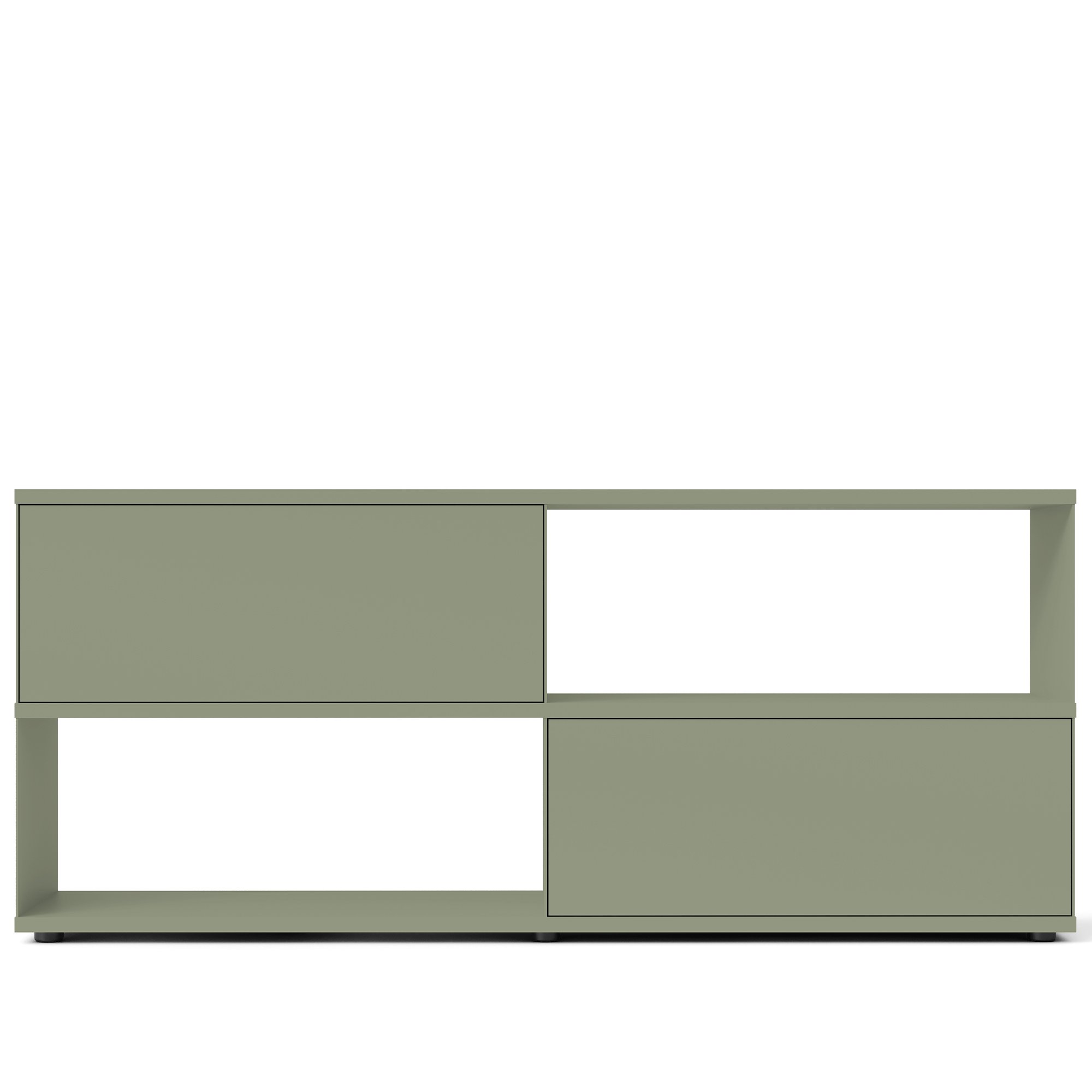 Flow Q Sideboard, 200 cm, 86,4 cm (2 Klappen), Grün | Piure ...