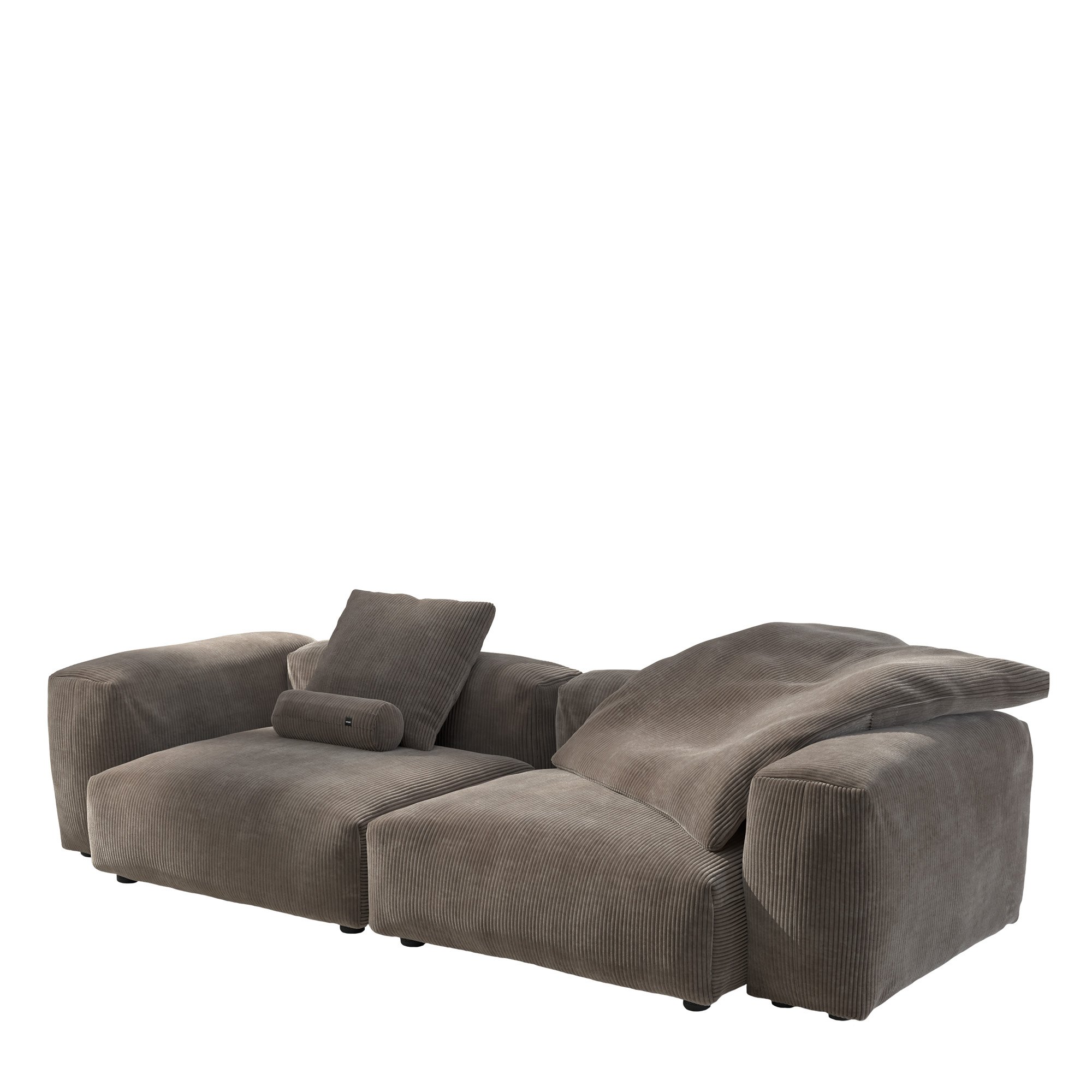 Vetsak Sofa Set 2, L, Cord velours - Mocha, Mit Kissen | Vetsak | Sofas ...