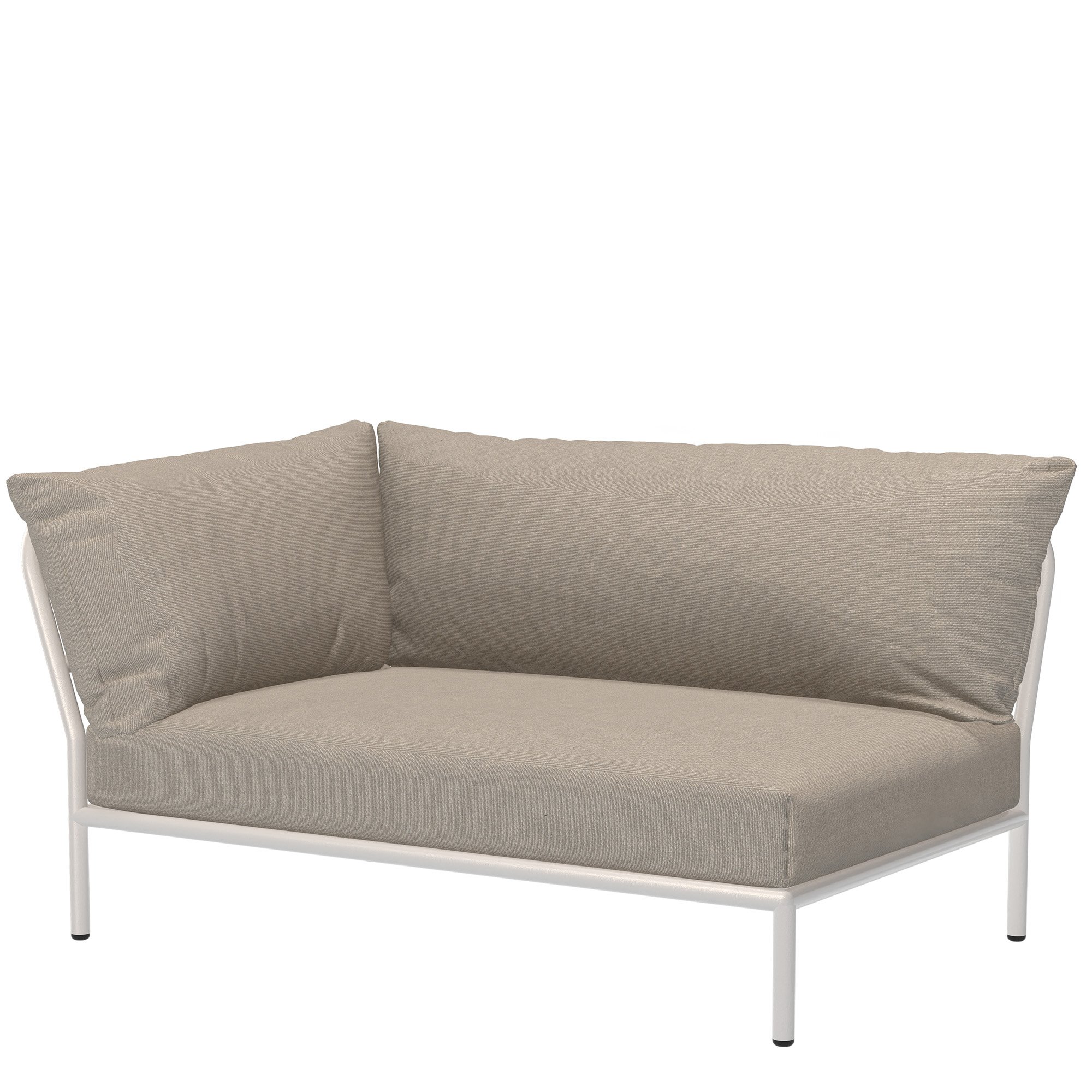 Level 2 Left Corner, Muted White, Ash | Houe | Sofas - Designermöbel ...