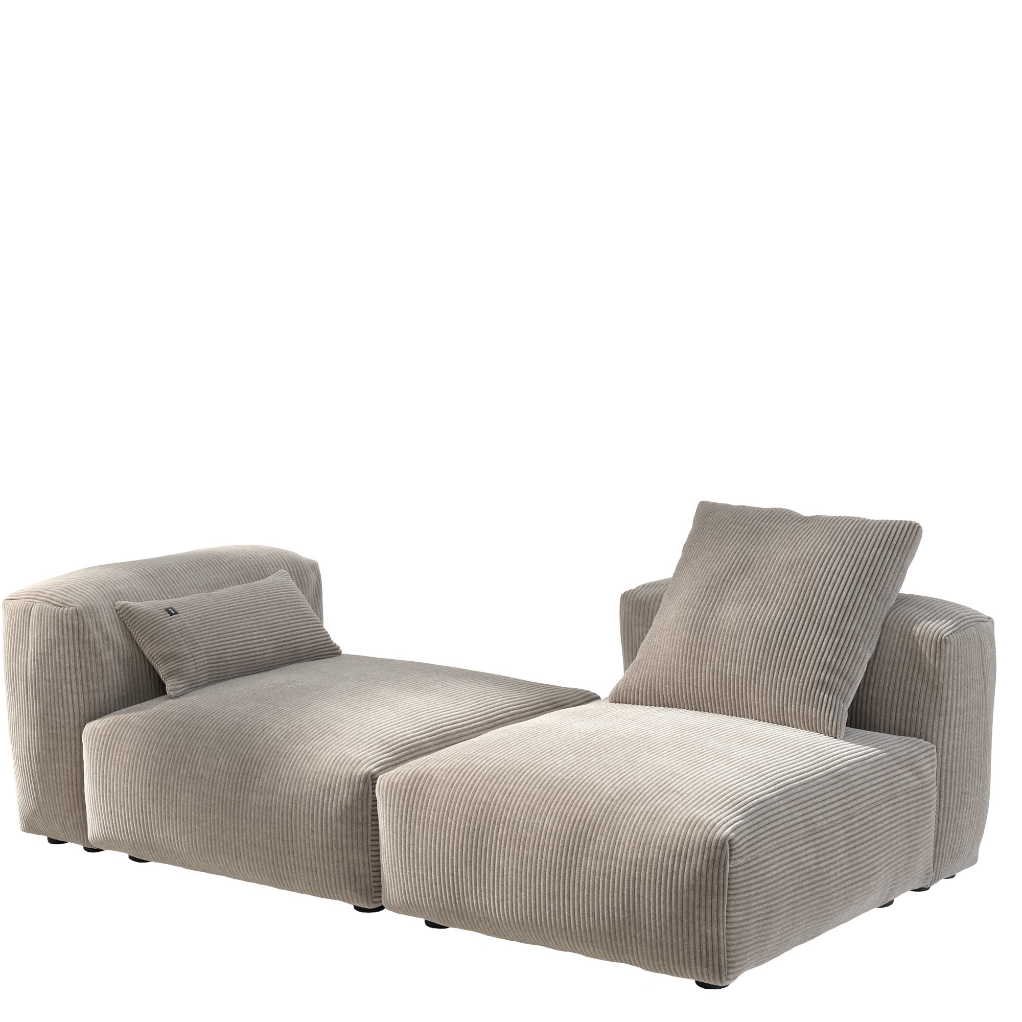 Vetsak Sofa Set 1, M, Cord velours - Platinum, Ohne Kissen | Vetsak ...