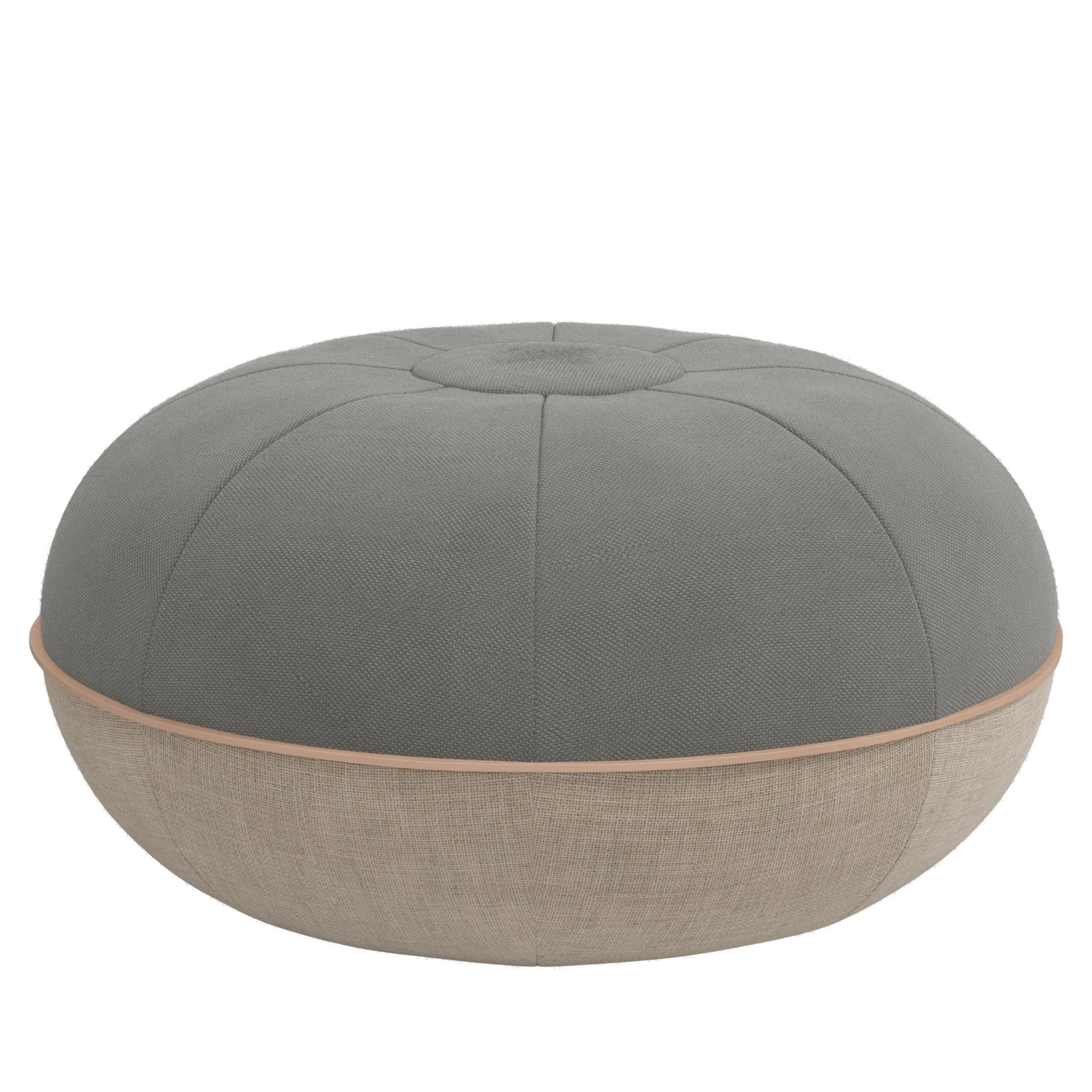 Objects Pouf, Grey, Ø 60cm | Fritz Hansen | Hocker - Designermöbel von smow