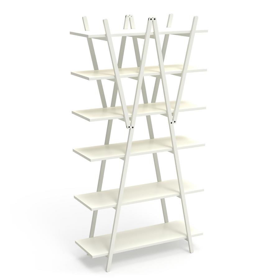 Nuvola Rossa Regal, Buche, weiß lackiert | Cassina | Bücherregale ...