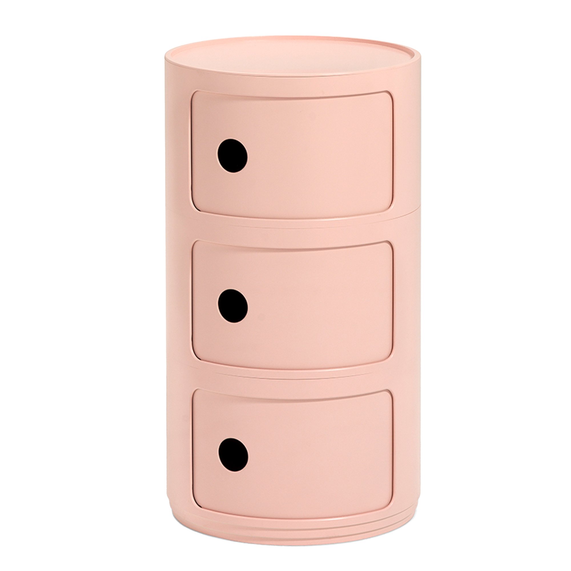 Componibili Bio Container rund 3 Fächer | Kartell | Beistell ...